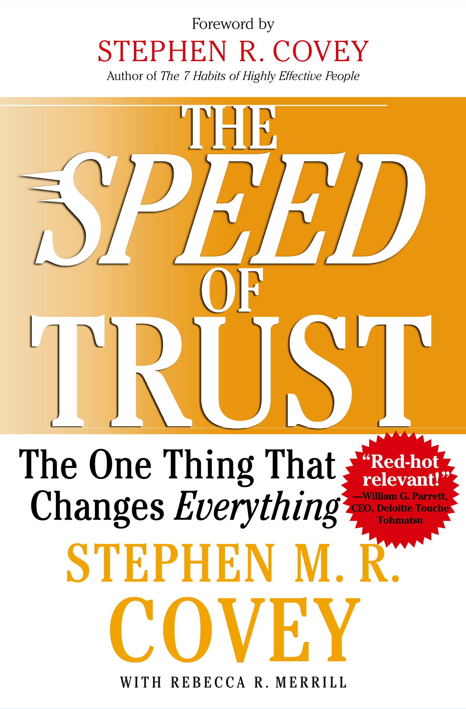 Book Recommendation: The Speed of Trust by Stephen M.R. Covey | Brass ...